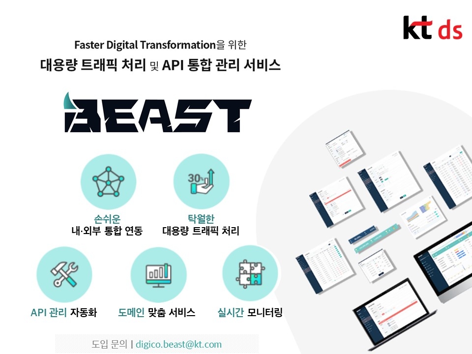 KT DS, API 게이트웨이 솔루션 '비스트' 출시 | 연합뉴스