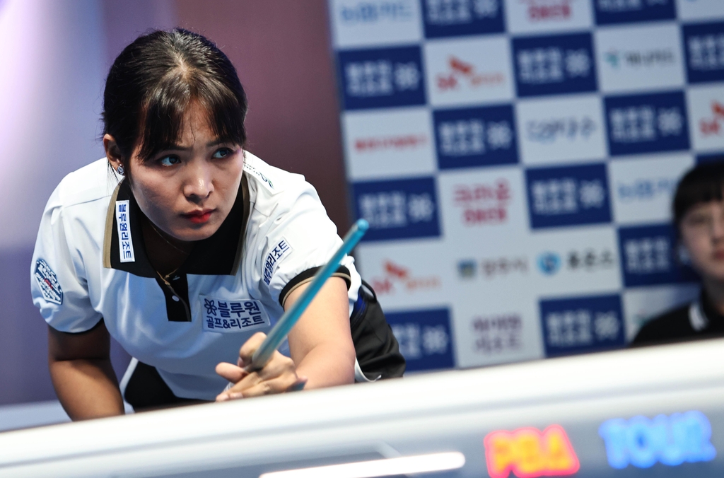 희비 갈린 LPBA 강호…스롱·김가영 통과, 김예은·이미래 탈락 | 연합뉴스