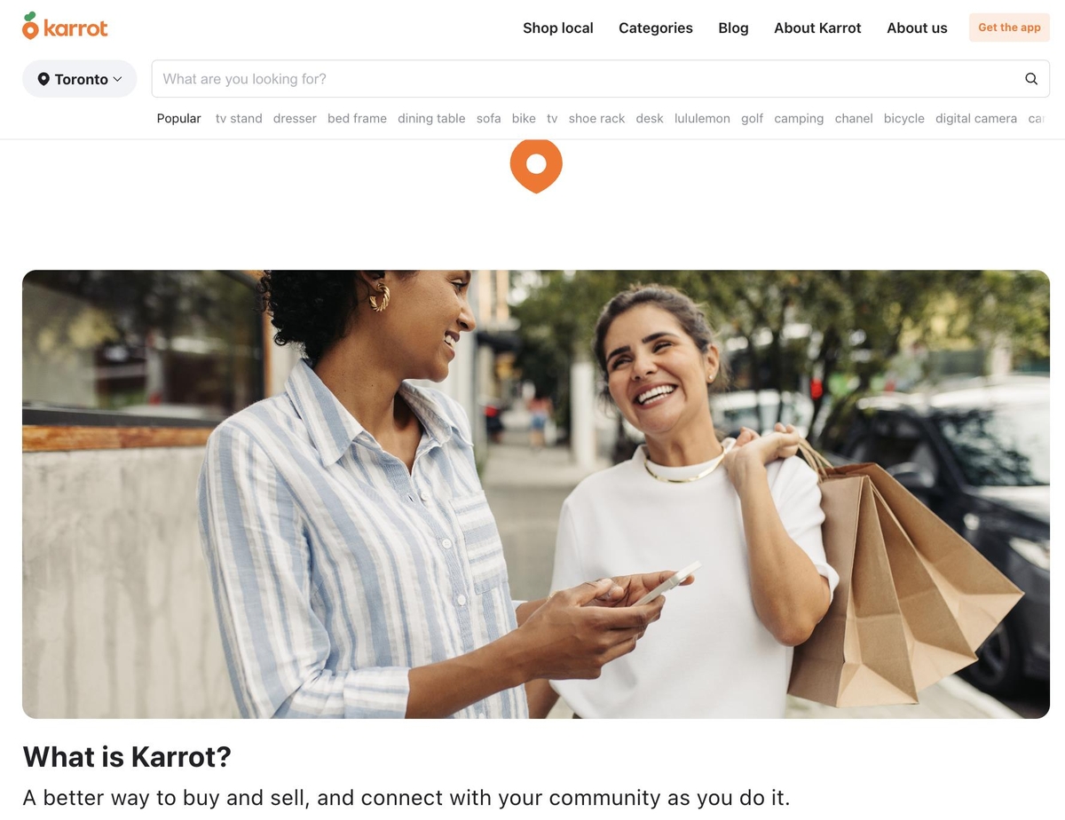 당근 글로벌 서비스 '캐롯', 캐나다 플레이스토어 7위 등극 | 연합뉴스