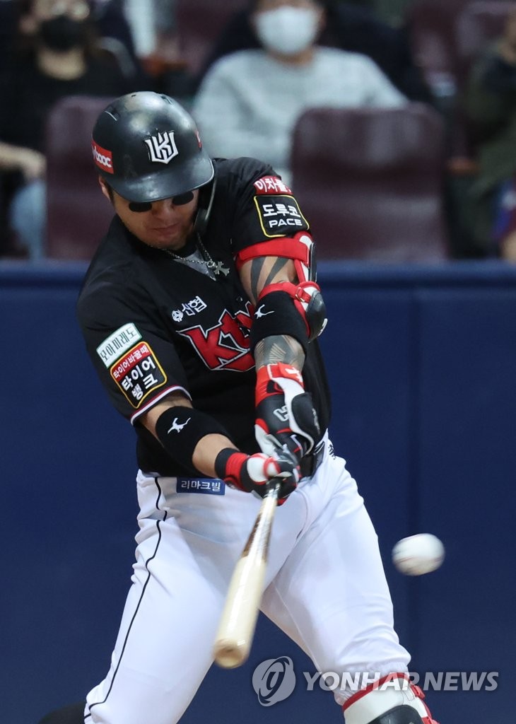 KBO Postseason: Kiwoom Heroes vs. KT Wiz | Yonhap News Agency