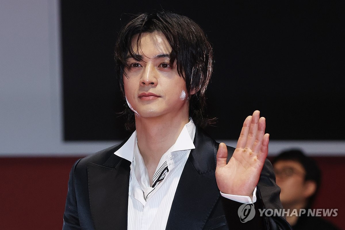 S. Korean actor Kim Ji-hoon in BIFF | Yonhap News Agency