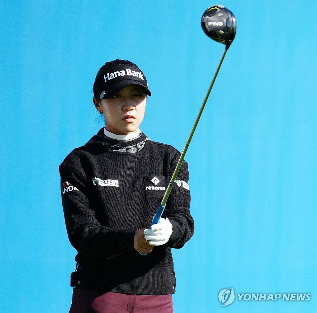 LPGA 투어 BMW 챔피언십 3R, 티샷 준비하는 리디아 고 | 연합뉴스