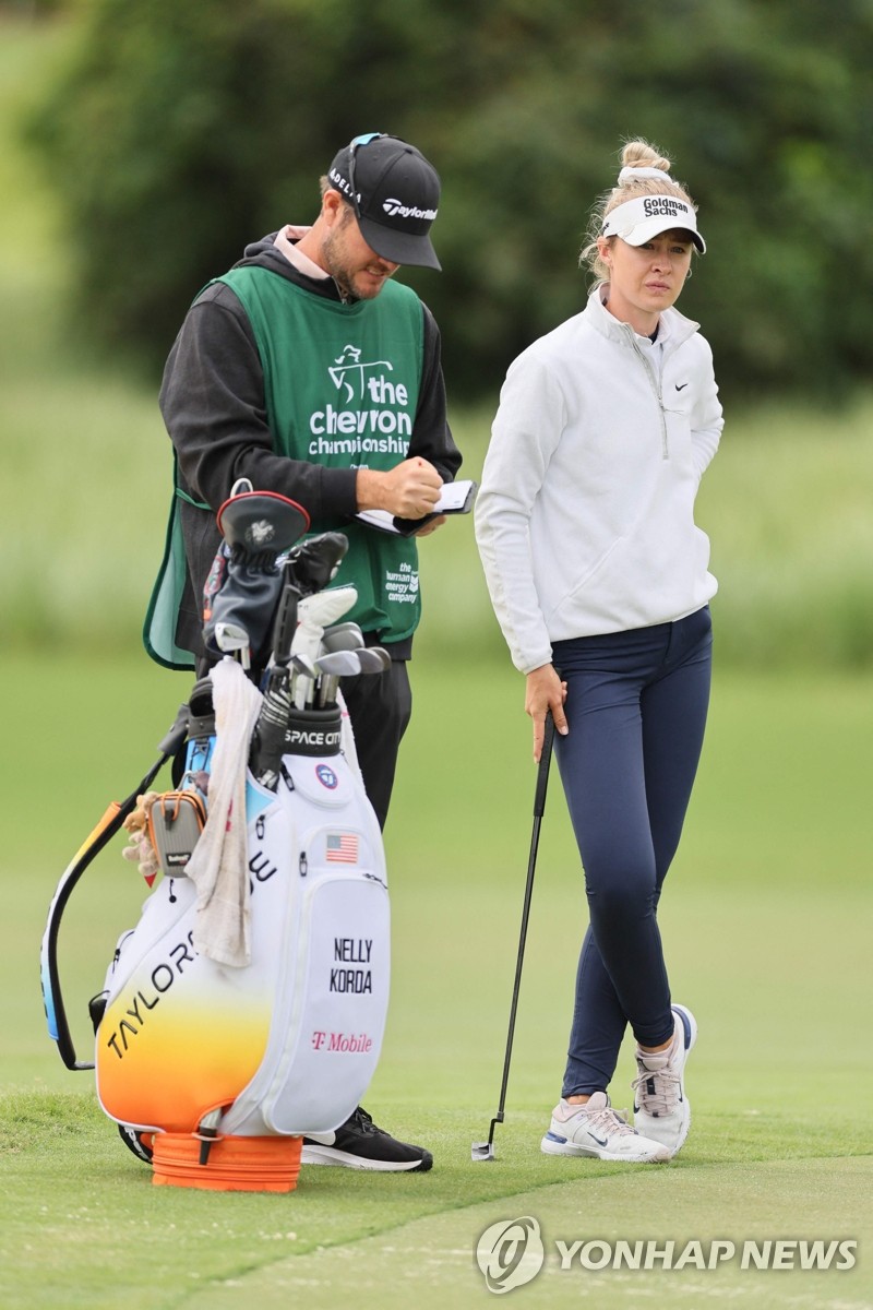 LPGA 5연승 대기록 앞두고 선전하는 넬리 코르다 | 연합뉴스