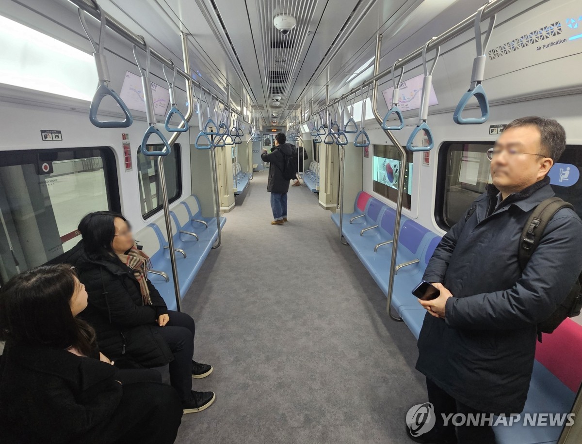 GTX-A 열차 내부 모습 | 연합뉴스