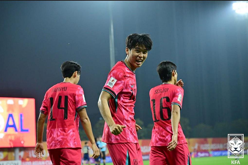 '김태원 2골' 한국, 태국 4-1 격파…AFC U-20 아시안컵 8강행 | 연합뉴스